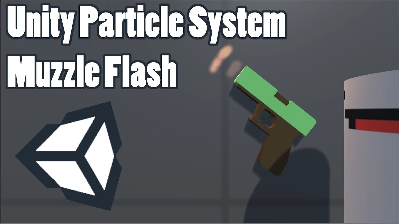 A Script To Add To A Onshoot Event To Play A Particle System Muzzleflash Unity Engine