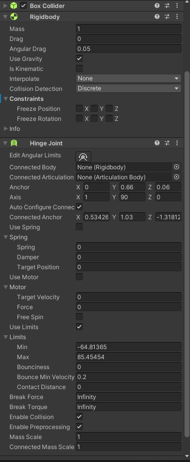 Hinge joint glitch, i can not fix it - Unity Engine - Unity Discussions