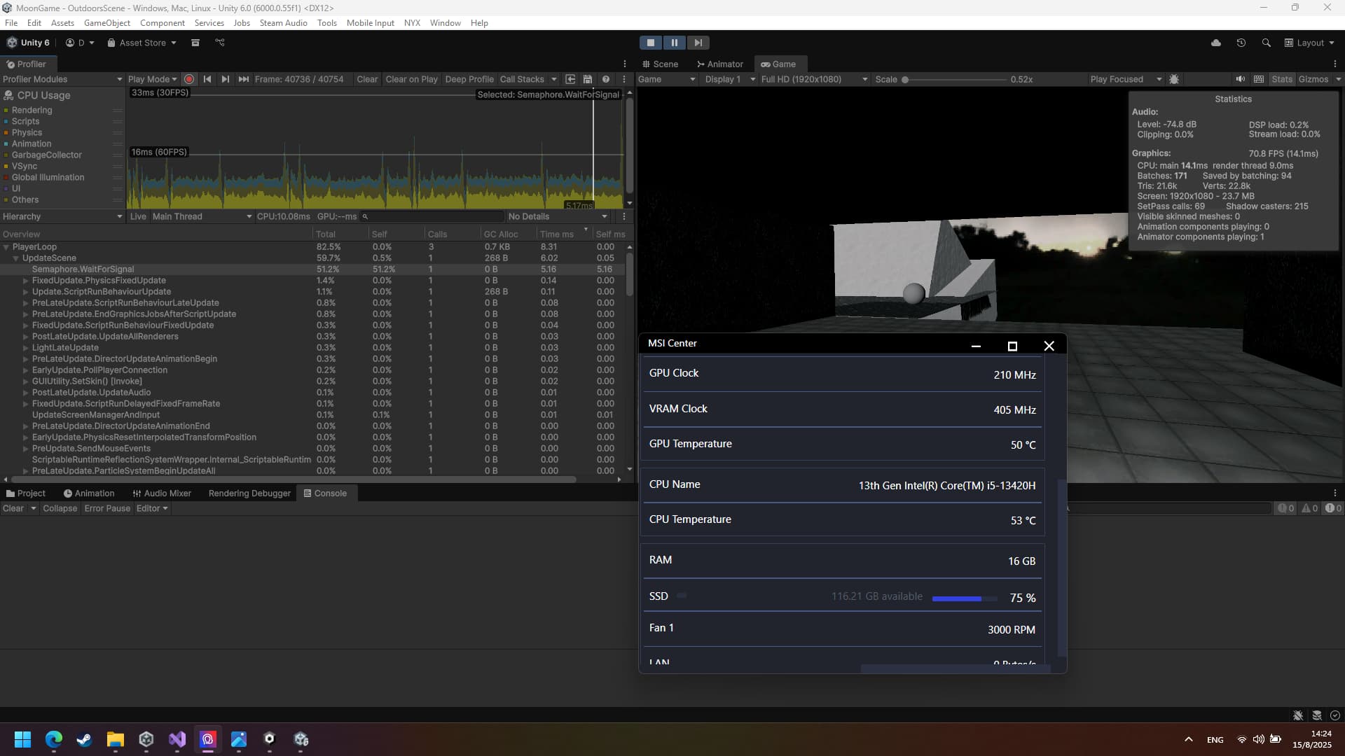 Performance on Editor degrades over time 6000.0.55f1 LTS DX12 - Unity Engine - Unity Discussions