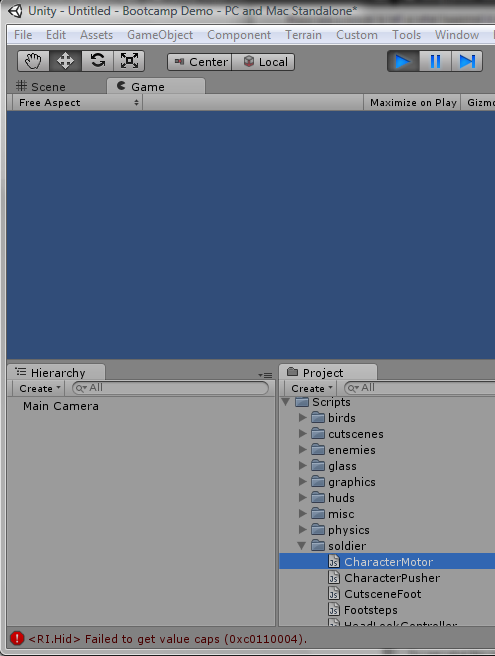 Failed to get value caps (0xc0110004). - Unity Engine - Unity Discussions