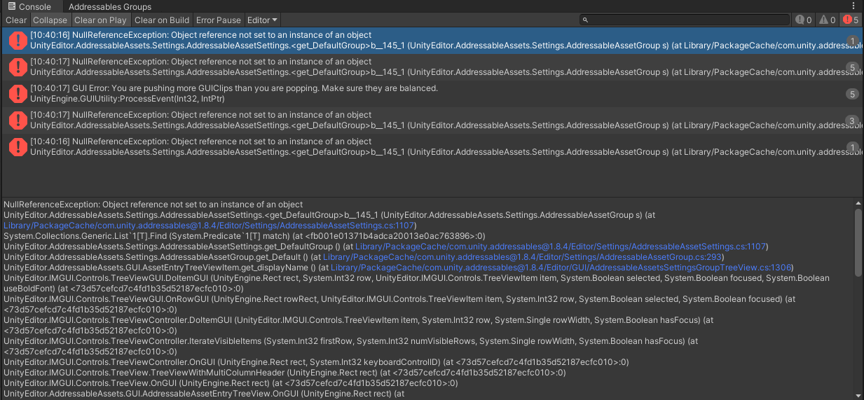 Addressable Groups fail to populate - Unity Engine - Unity Discussions