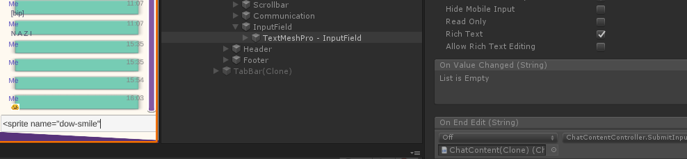InputField allows me to edit rich text when I use backspace - Unity Engine - Unity Discussions