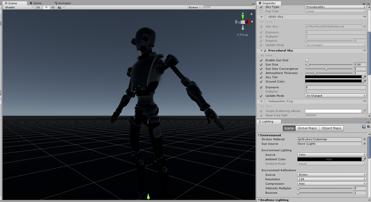 How to make the sky black and shine no light - Unity Engine - Unity Discussions