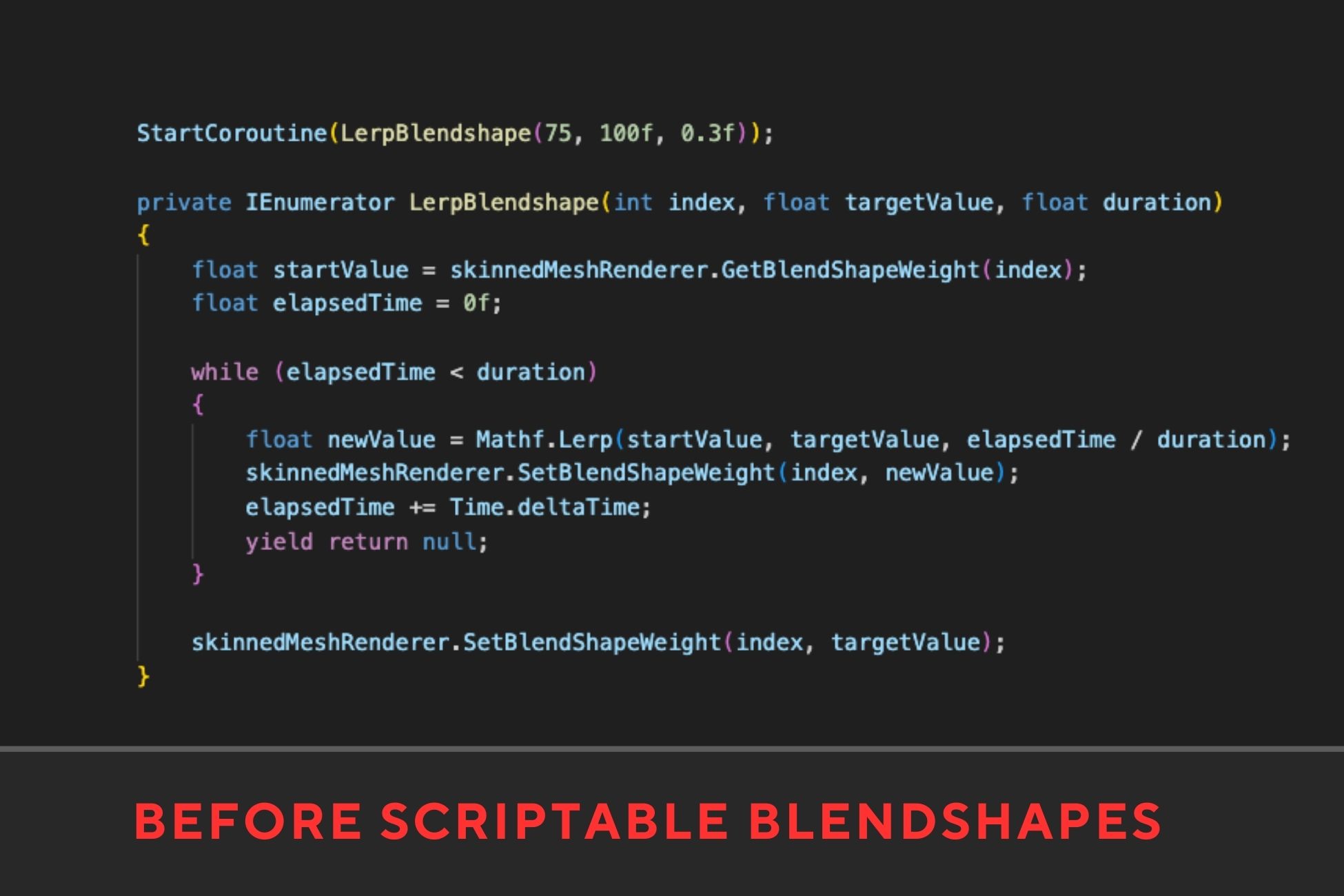 Scriptable Blendshapes: The new industry standard? [Just Released] - Community Showcases - Unity ...