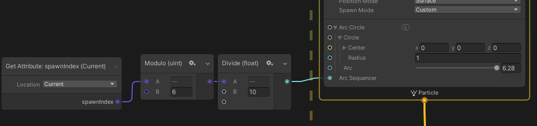 Getting Spawnindex To Work With Constant Spawn Rate Block Unity Engine Unity Discussions 