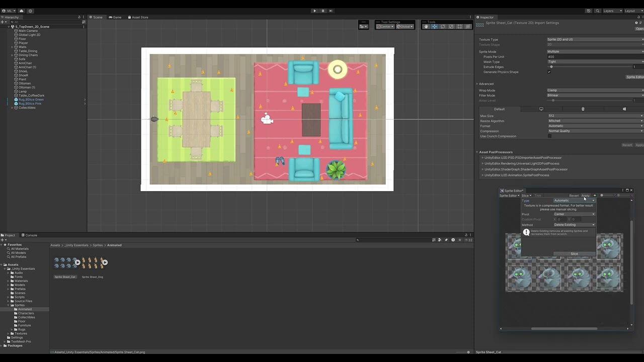 Mission 5, Sprite Slicing Issue - Learn Content - Unity Discussions Mission 5, Sprite Slicing Issue - Learn Content - Unity Discussions