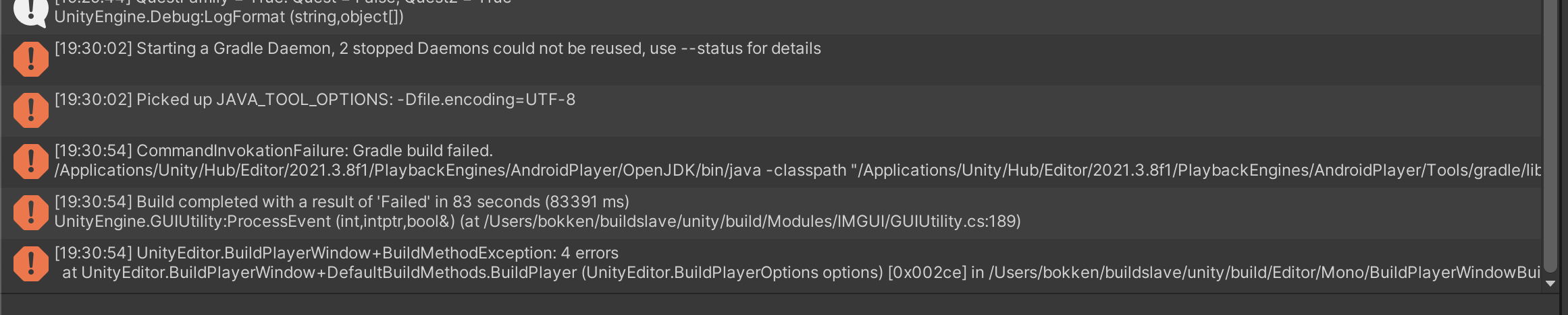 Gradle Build Failed (Help!) - Unity Engine - Unity Discussions