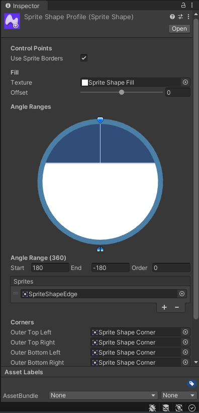 Sprite Shape Profile: no open or closed choices in 2021.1. - Unity Engine - Unity Discussions