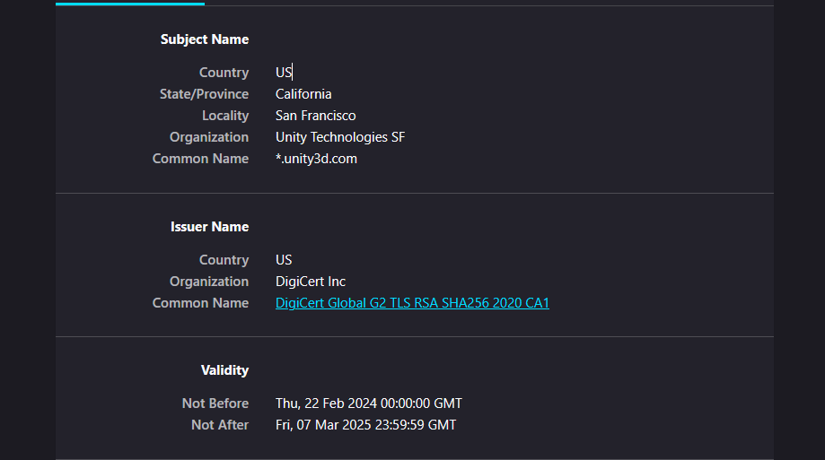 *.unity.com SSL certificate expired - Unity Engine - Unity Discussions