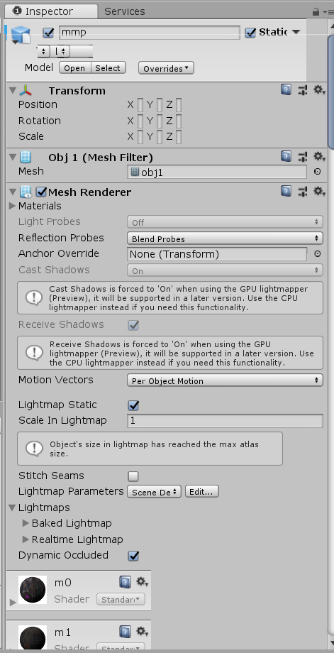 (Case 1085685) Inspector failed display game object info correctly - Unity Engine - Unity ...