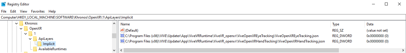 Openxr Crashing With Certain Runtimes Due To Implicit Api Layers Unity Engine Unity