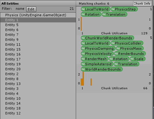 Entity debugger error on Hybrid and Pure entities - Unity Engine ...