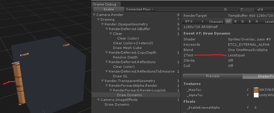 Spriterenderer Over Geometry Unity Engine Unity Discussions