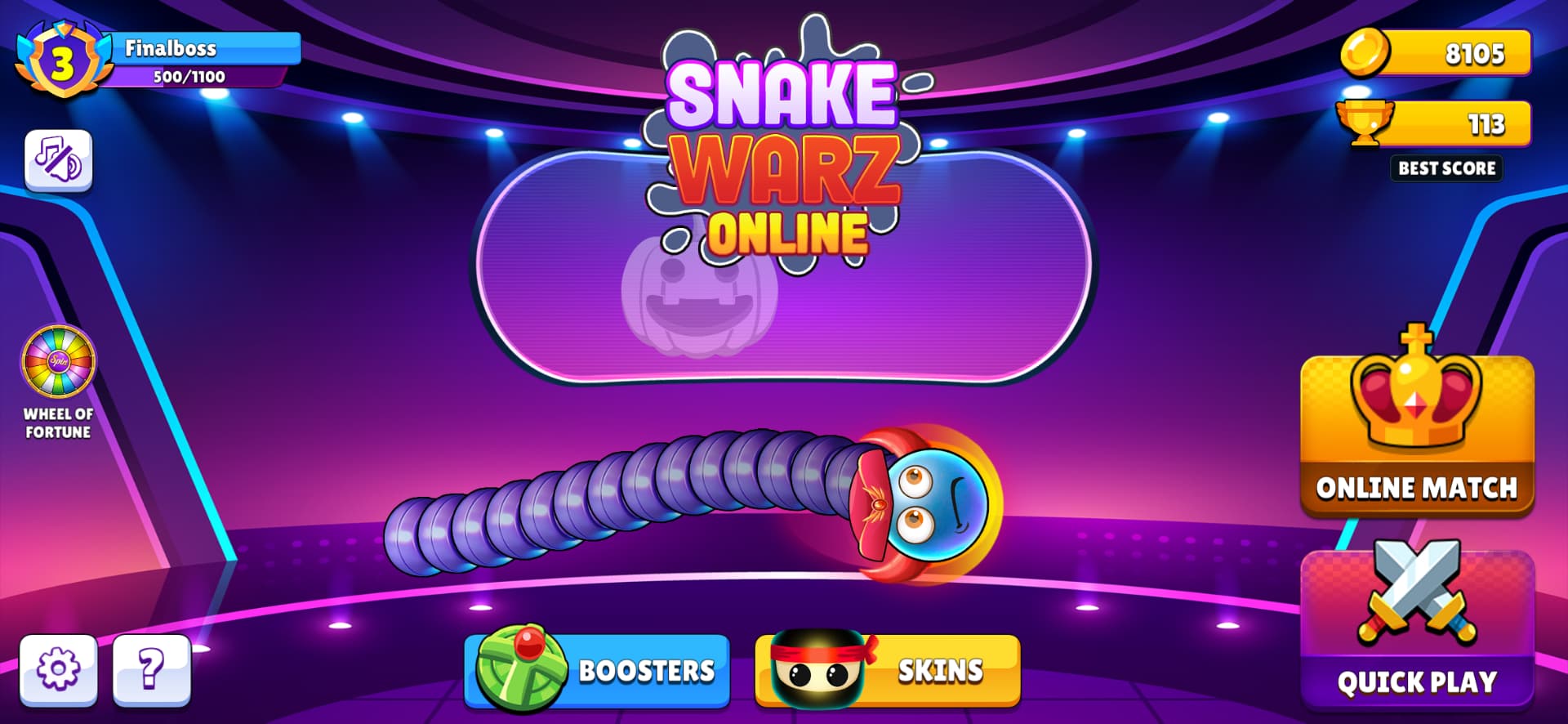 Snake Warz IO (slither, worm) complete game template - Community Showcases - Unity Discussions