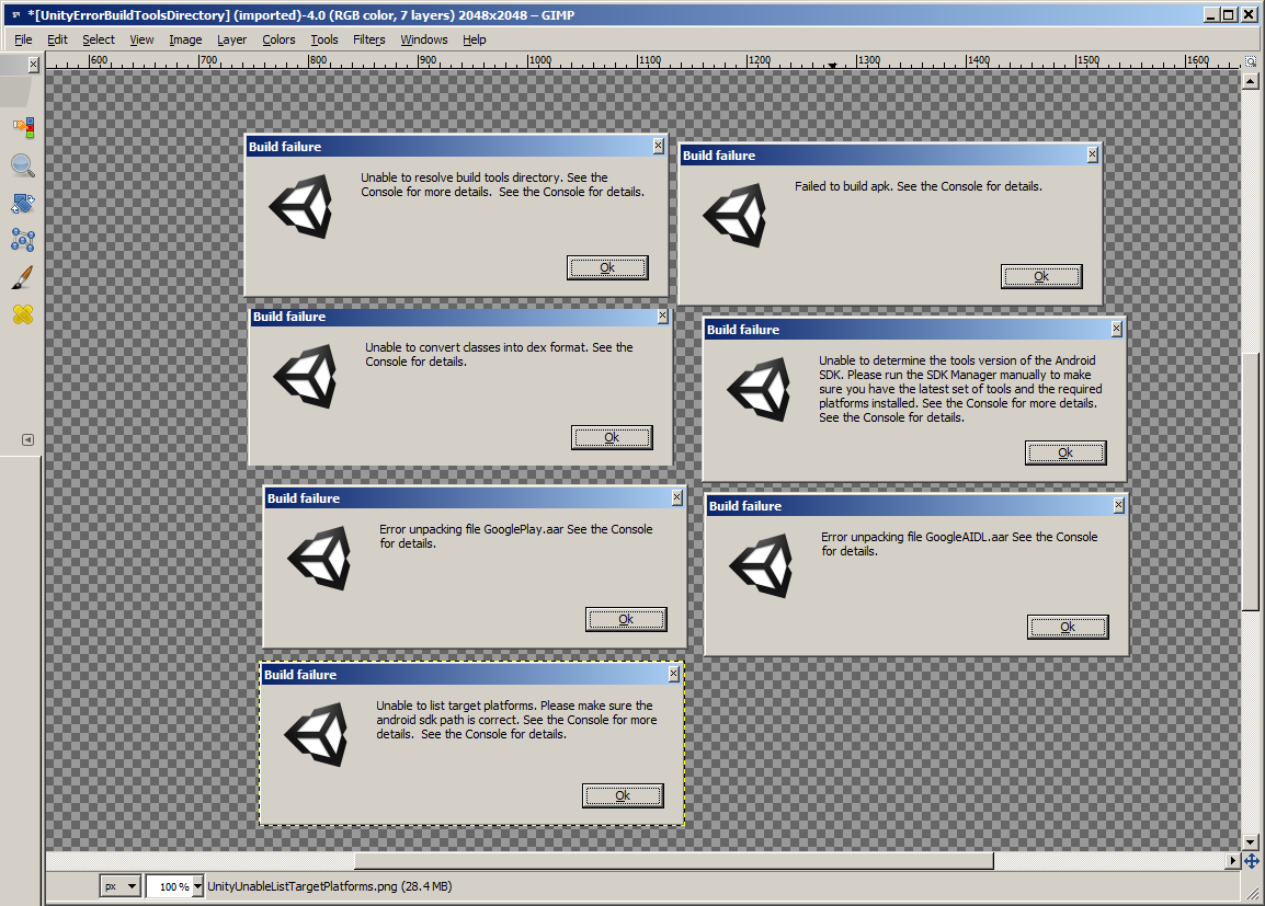 Android Build Errors Every 3 Out Of 4 Builds Help Unity Engine Unity Discussions