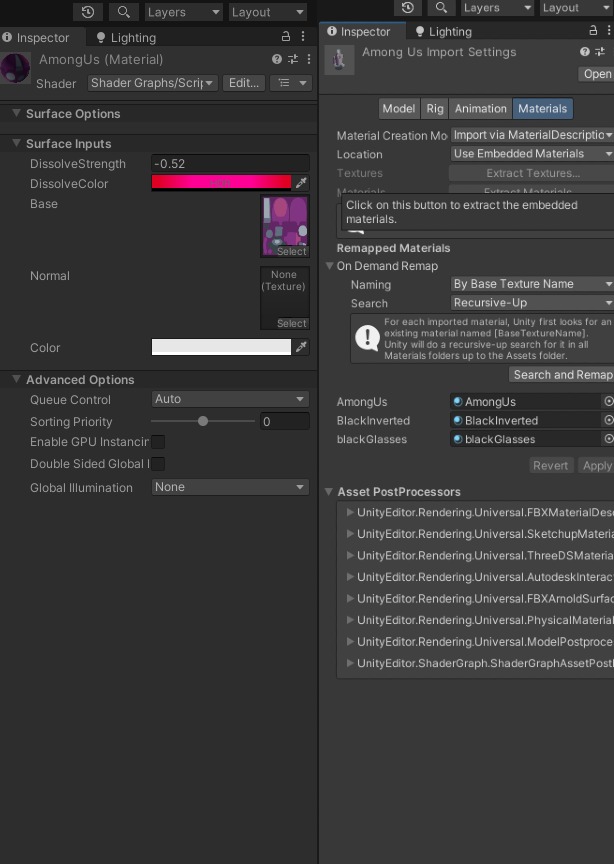 Shader not working for all materials - Unity Engine - Unity Discussions Shader not working for all materials - Unity Engine - Unity Discussions