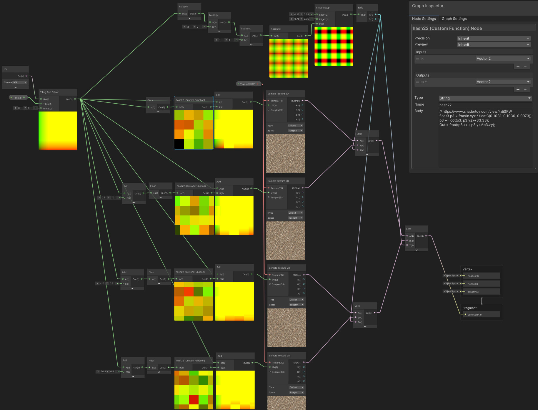 Texture bombing in shader graph - Unity Engine - Unity Discussions