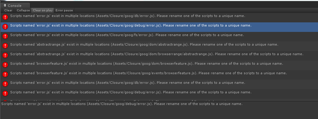 Google Closure library - Unity Engine - Unity Discussions