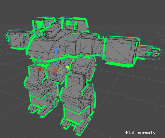 Outline on a skinned mesh with some flat normals - Unity Engine - Unity ...