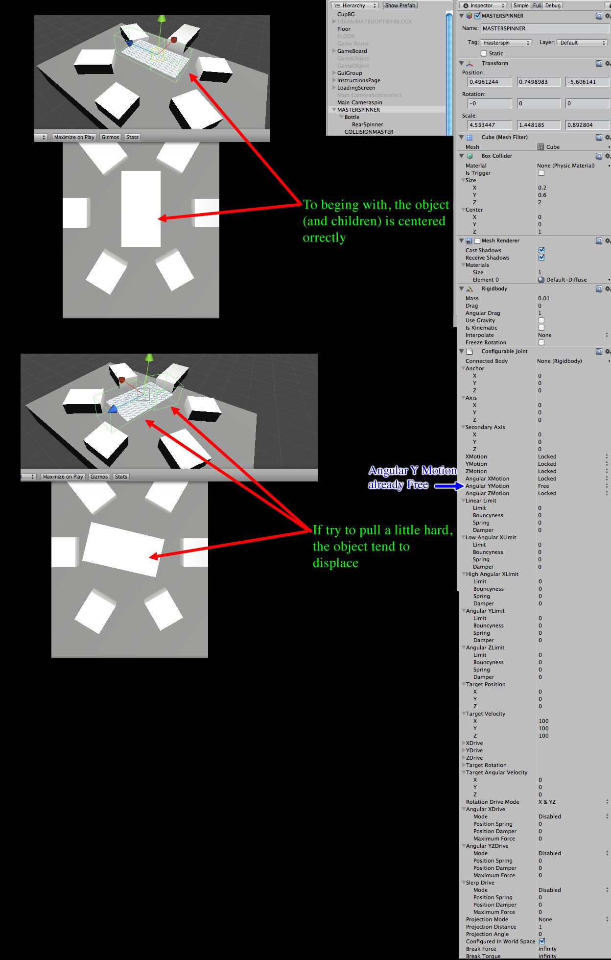"Motion" and "Angular Motion" can't hold - Unity Engine - Unity Discussions