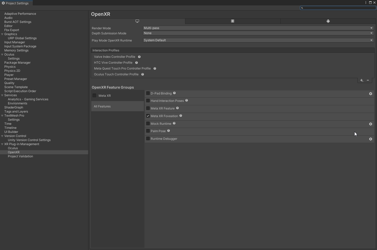 Openxr Behavior When Associated Controller Profile Is Not Loaded Unity Engine Unity Discussions