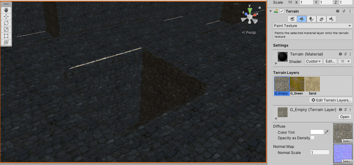 Modification Of The Standard Terrain Shader Unity Engine Unity