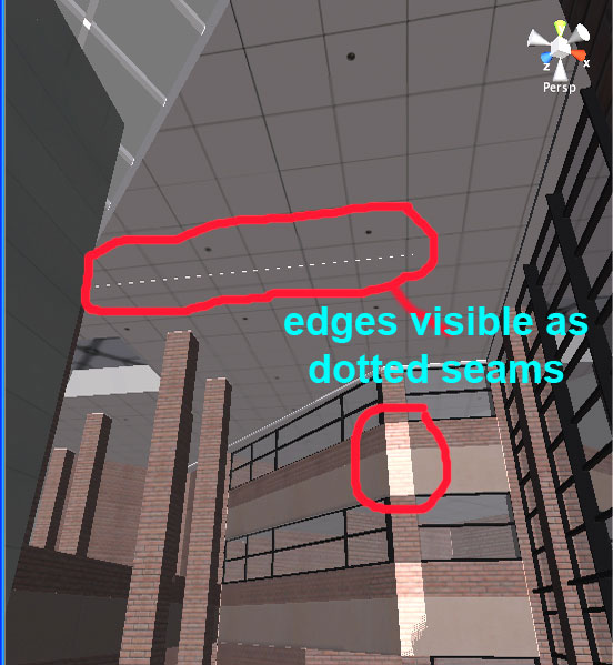 dotted seams on edges of the mesh - Unity Engine - Unity Discussions