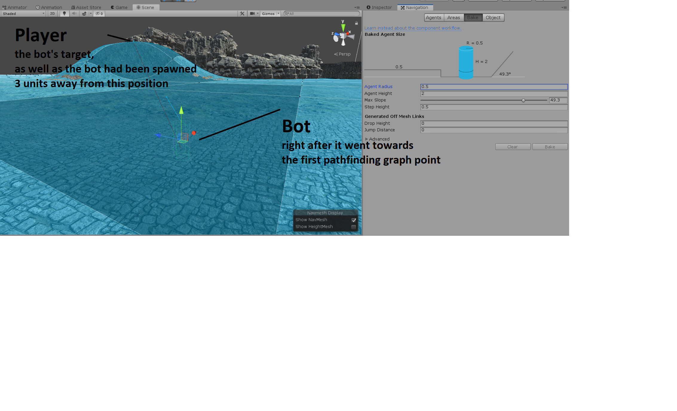 NavMesh creates weird pathfinding graph - Unity Engine - Unity Discussions