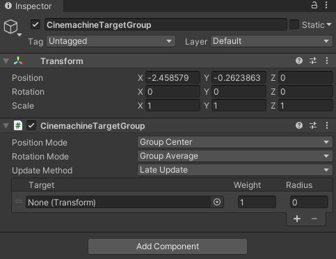 Adding PreFabs to the Cinemachine Target Group - Unity Engine - Unity ...