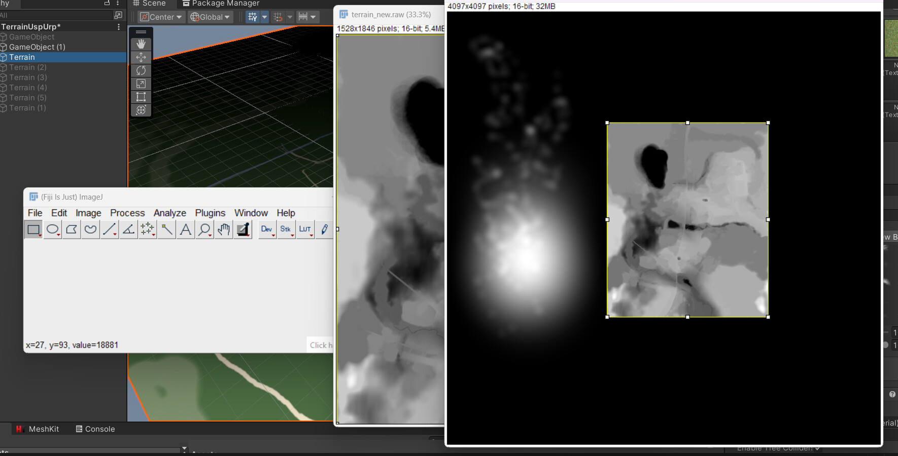 How to change Terrain size without stretching mountains and roads? - Unity Engine - Unity ...