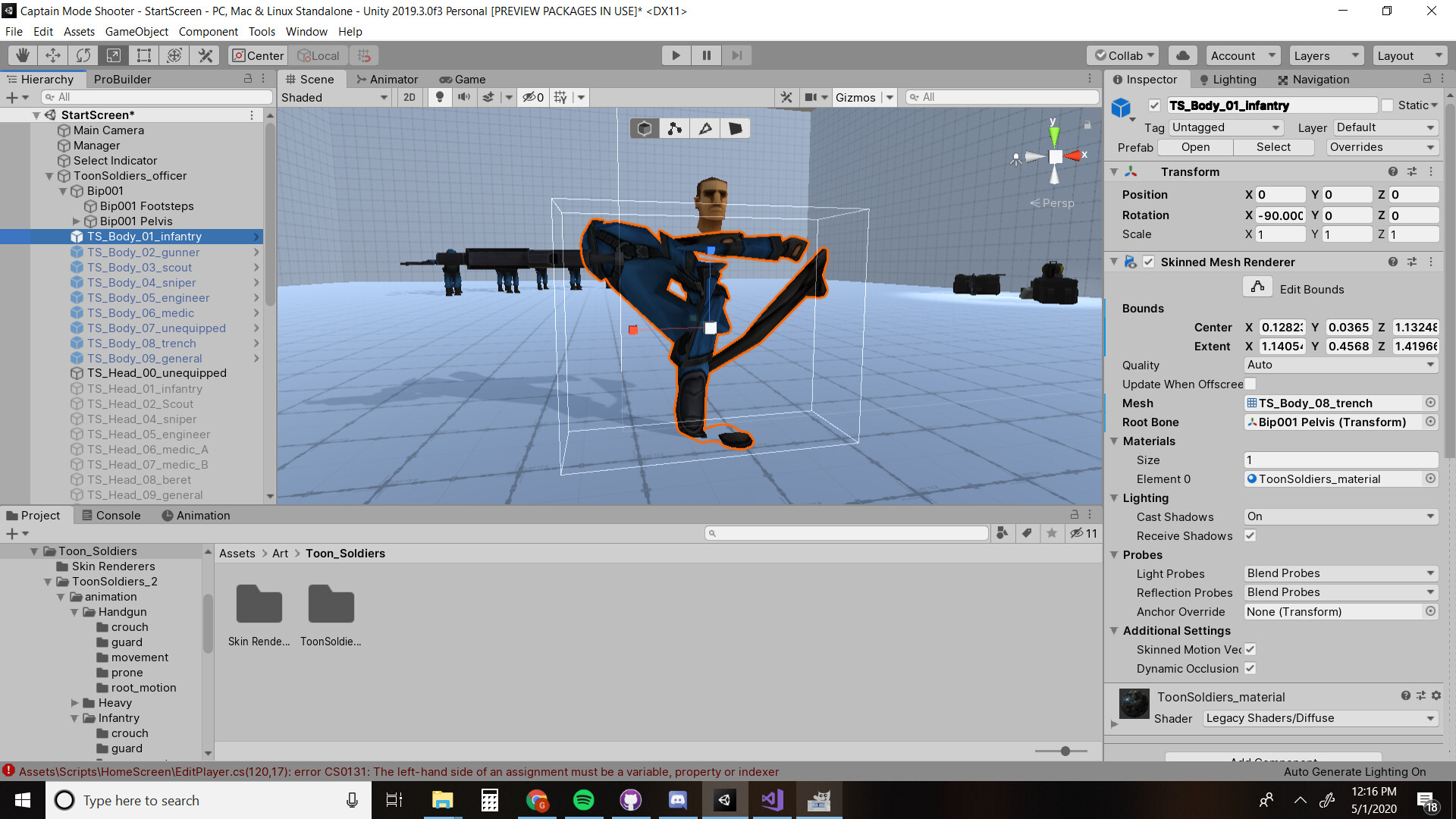 Skinned Mesh Renderer issues when changing mesh - Unity Engine - Unity Discussions