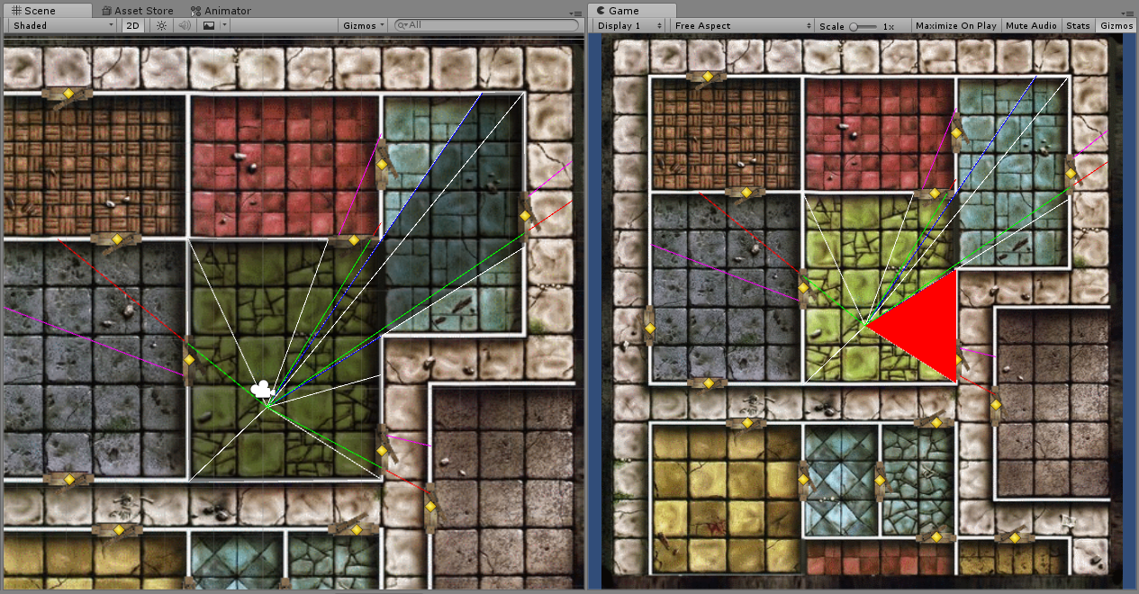 Procedural mesh renders as just one triangle using any non-sprite ...