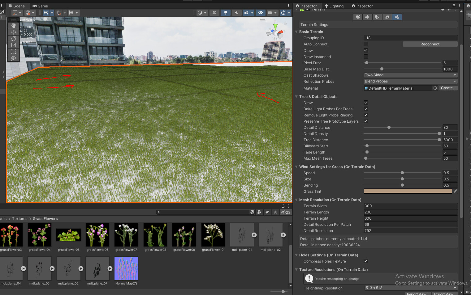 Weird Lines Grass Terrain Hdrp - Unity Engine - Unity Discussions