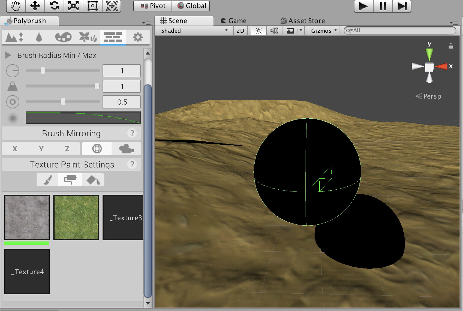 Polybrush - Object black when trying Texture paint - Unity Engine - Unity Discussions