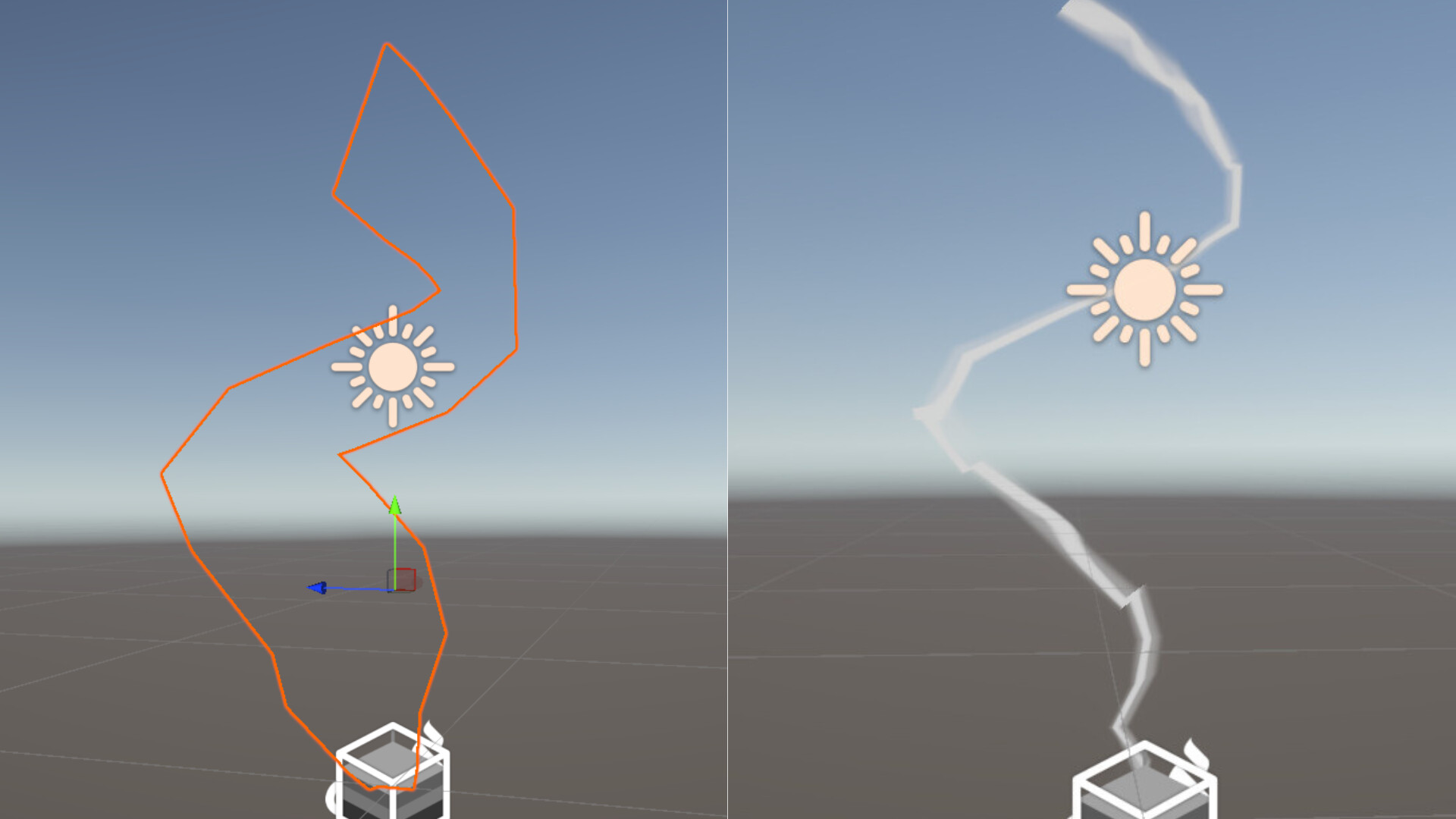VFX Graph Lightning Strike Not Rendering Properly When Using Shader Graph - Unity Engine - Unity ...
