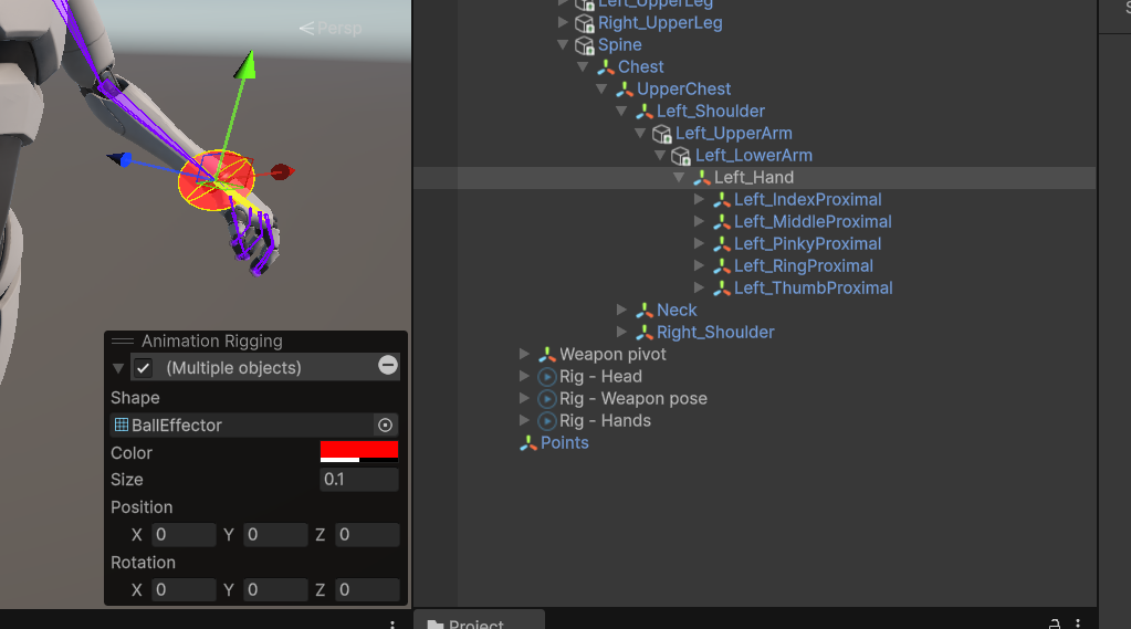 Unable to remove Animation Rigging effector from skeleton - Unity Engine - Unity Discussions