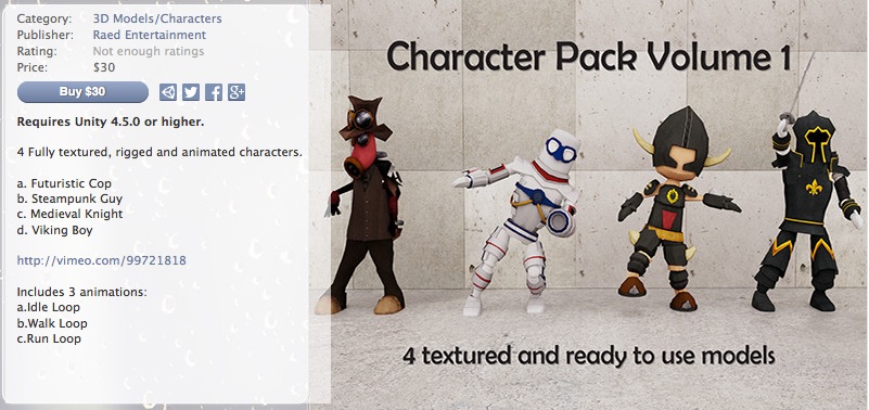 Toon Character Pack - Community Showcases - Unity Discussions