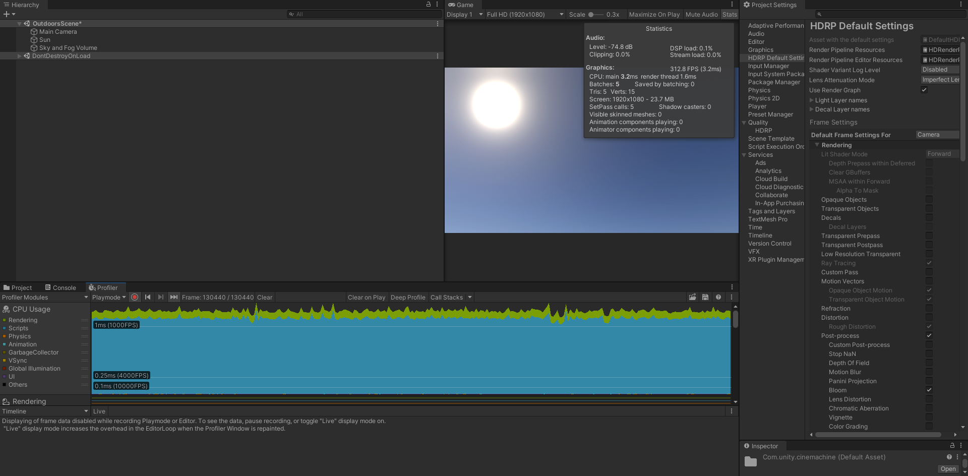 Empty Scene Low FPS - Unity Engine - Unity Discussions
