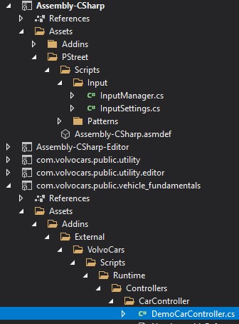 Help with Assembly definition for the Volvo Vehicle Sample Project - Unity Engine - Unity ...