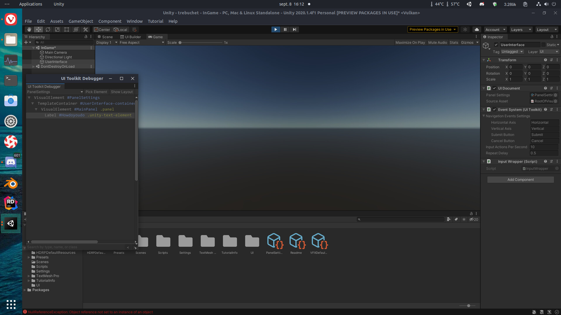 Trying to use UI Toolkit nothing shows up - Unity Engine - Unity ...