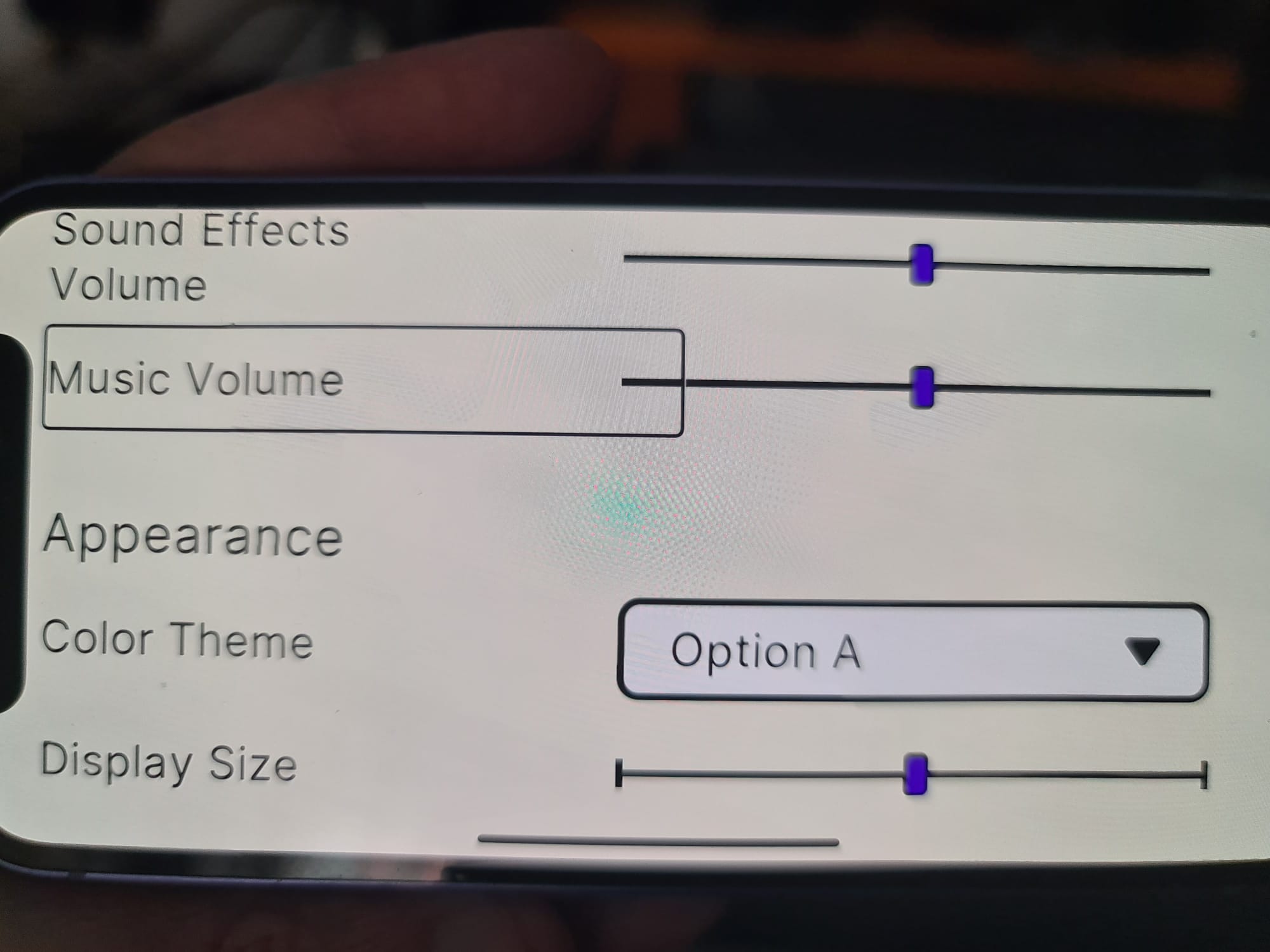 Screen reader gestures, reads disabled elements, unwanted button presses, and Selection box on ...