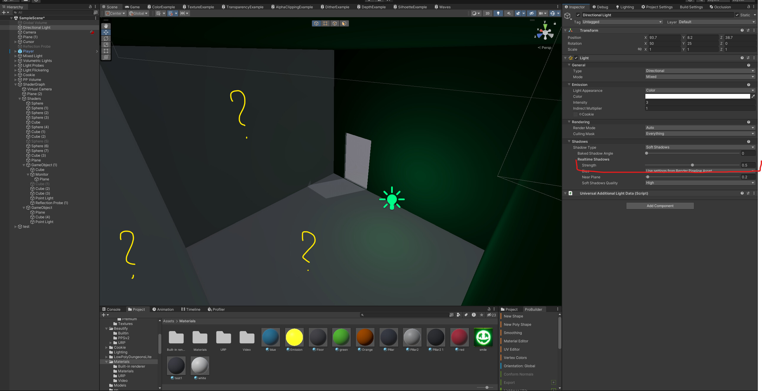 HELP Directional light shines through the walls - illuminating the enclosed space - Unity Engine ...