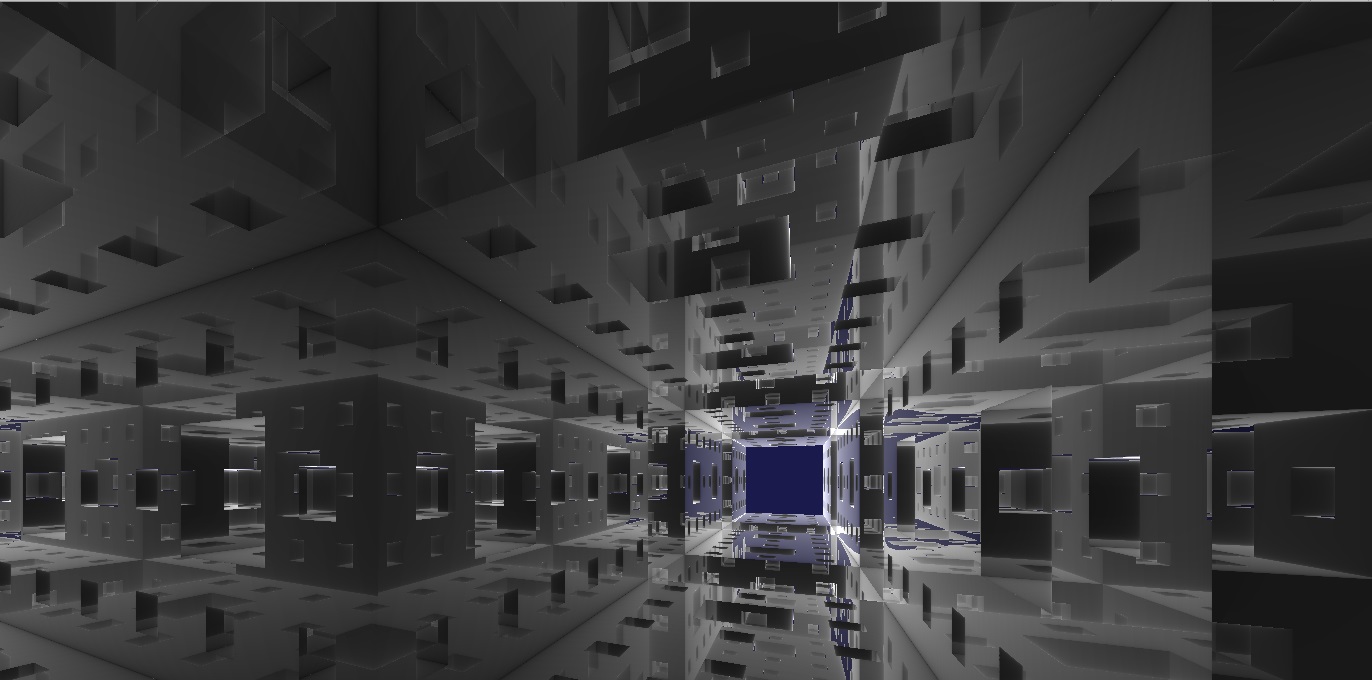 Ray marching shader in HLSL (contains 3 scenes primitives, mandelbulb and mengerspone ...