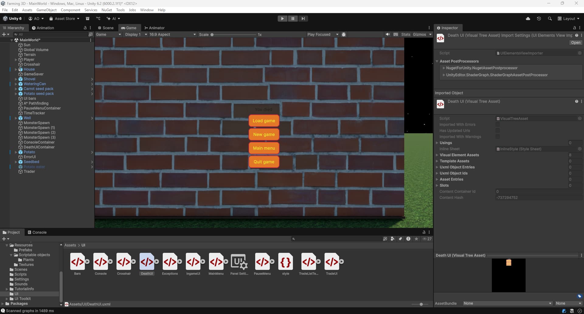 UI toolkit GUIs are positioned lower in the game view - Unity Engine ...