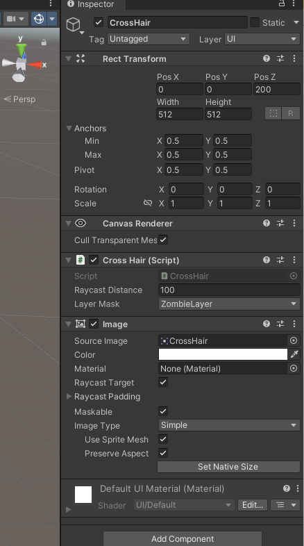 Crosshair Image Not Showing At Mouse Position Unity Engine Unity Discussions