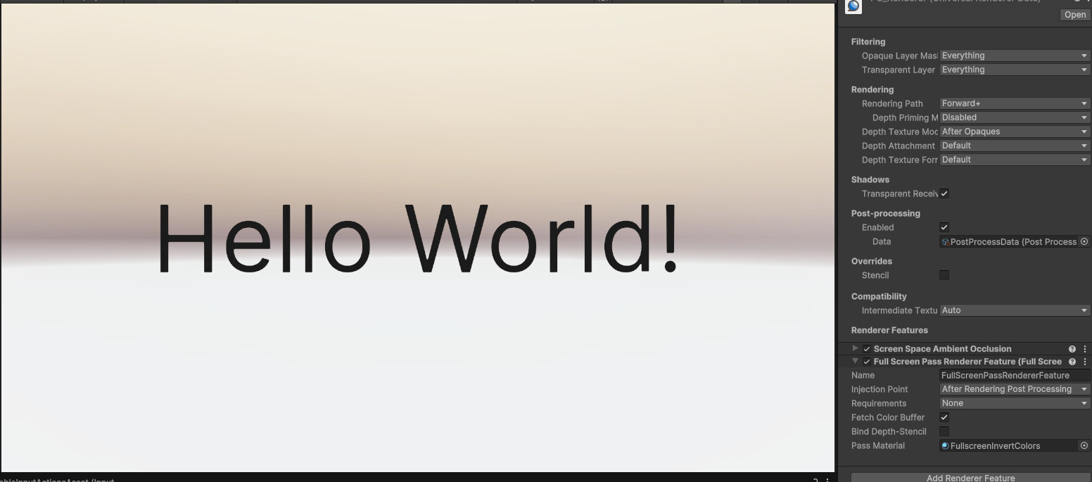 Full screen renderer feature injection point for after UI is drawn - Unity Engine - Unity ...