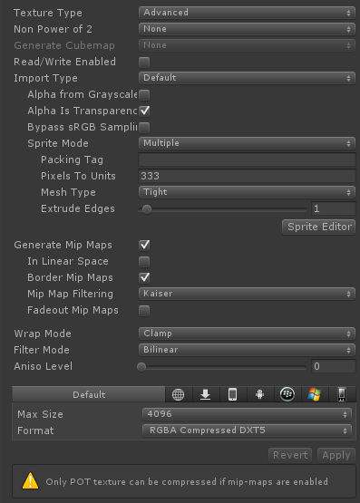 sprite - power of two and sprite packer usage - Unity Engine - Unity Discussions