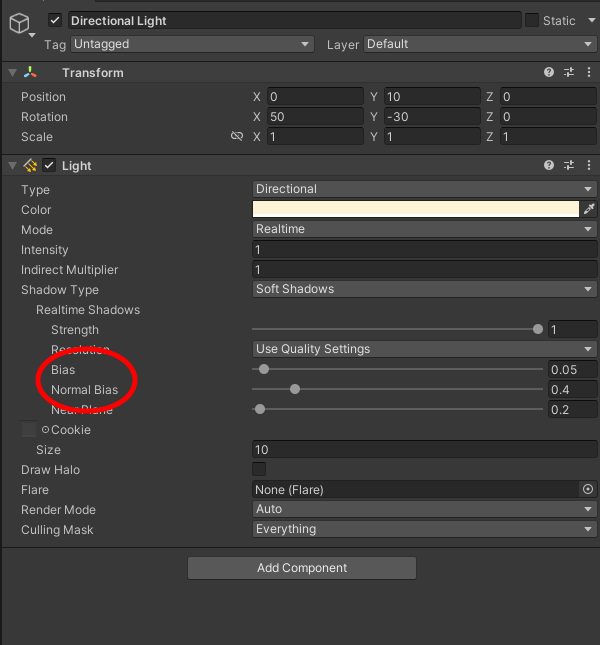 Light seams shine through shadow - Unity Engine - Unity Discussions