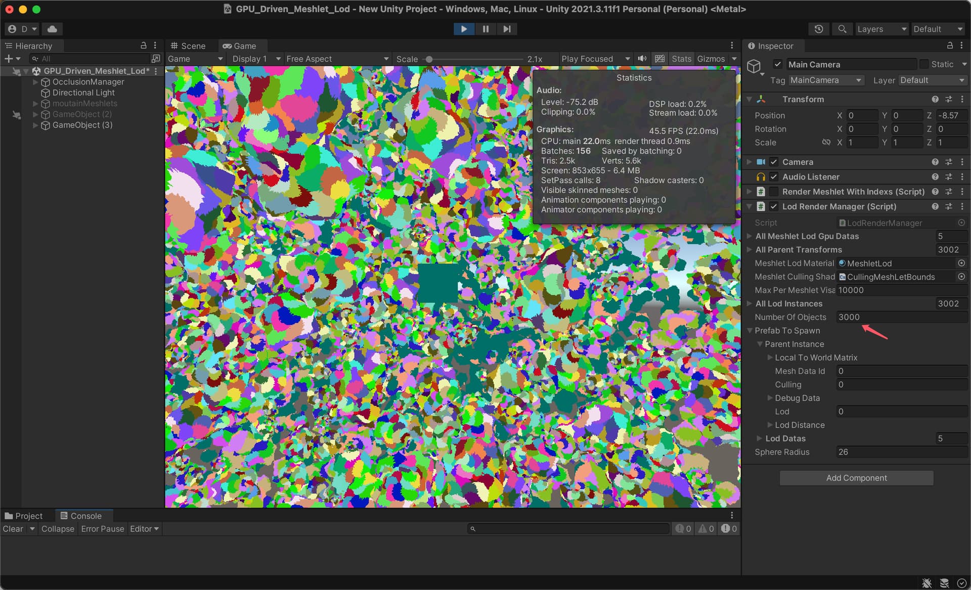 Gpu Dynamic Upload Culling Unity Engine Unity Discussions