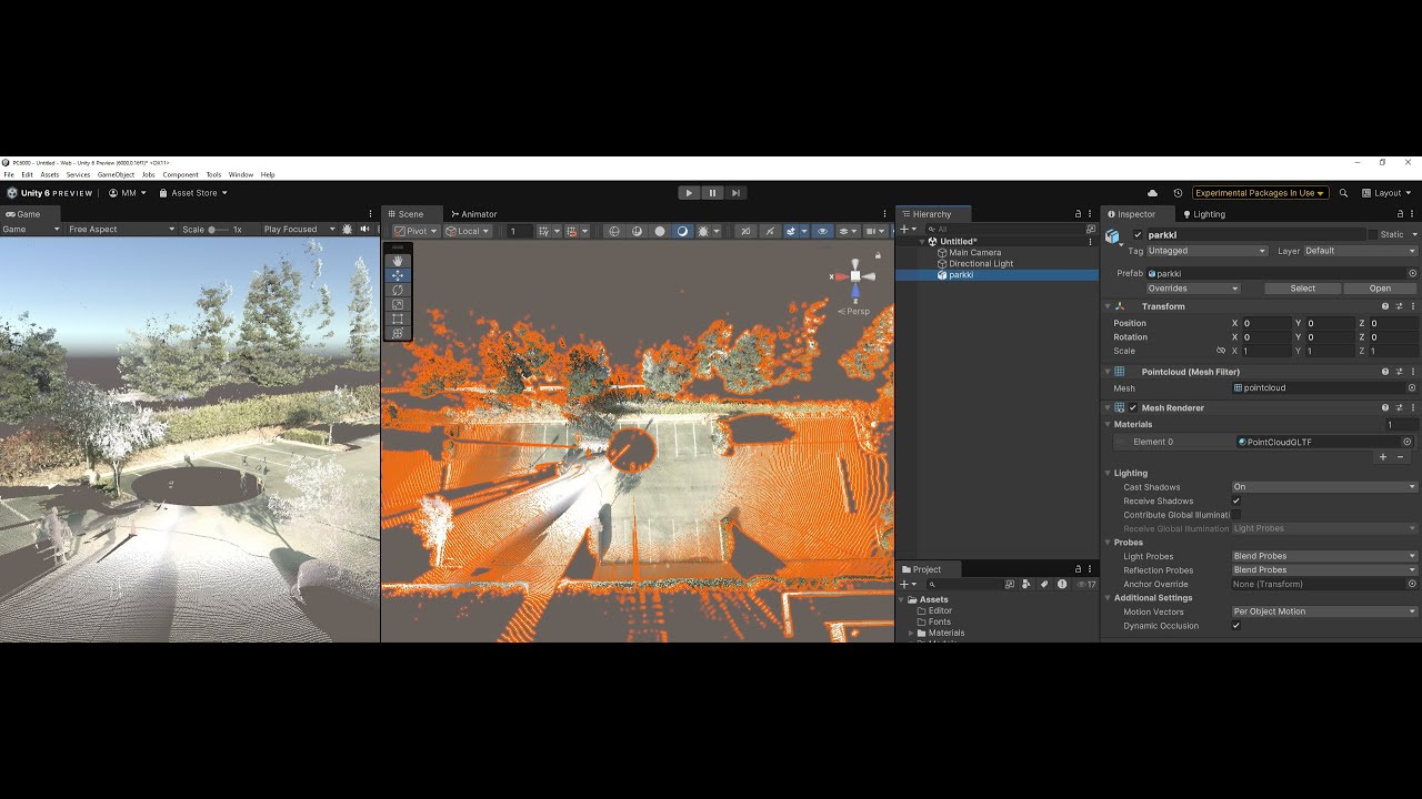 Converter: LAS/LAZ/PLY Pointclouds to GLTF (GLB) point meshes - Community Showcases - Unity ...